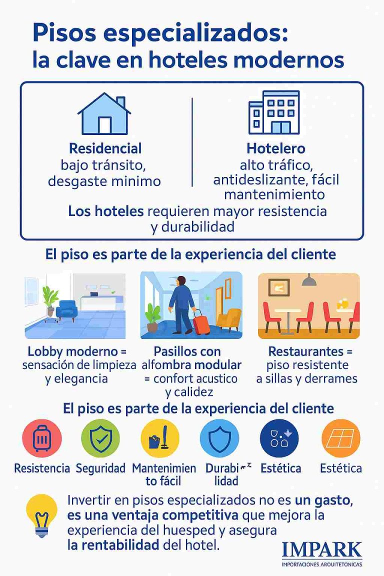 Pisos para Hoteles Vinílicos y más - IMPARK S.A.S