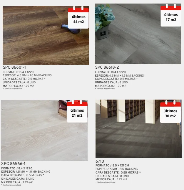 Precio pisos laminados, vinilo y SPC, costo instalación – IMPARK S.A.S